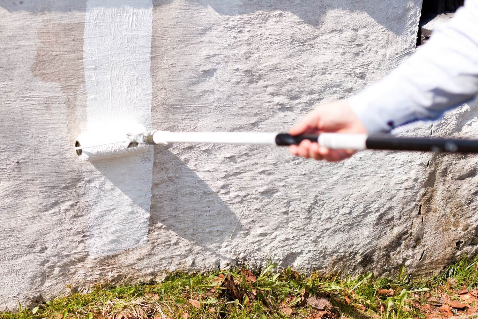 Vedlikehold av malt murpuss - Utvendig Renhold AS